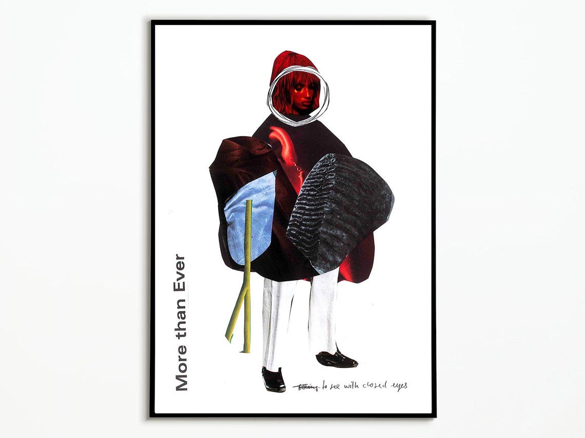 Digital Print, Collage Wall Art, Minimalist Wall Art, Printable ...