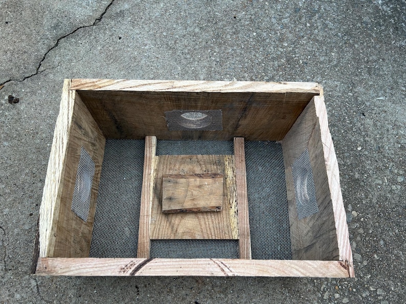 Overwintering Bee Ventilation Box Sustainably Rough Cut Lumber - Etsy