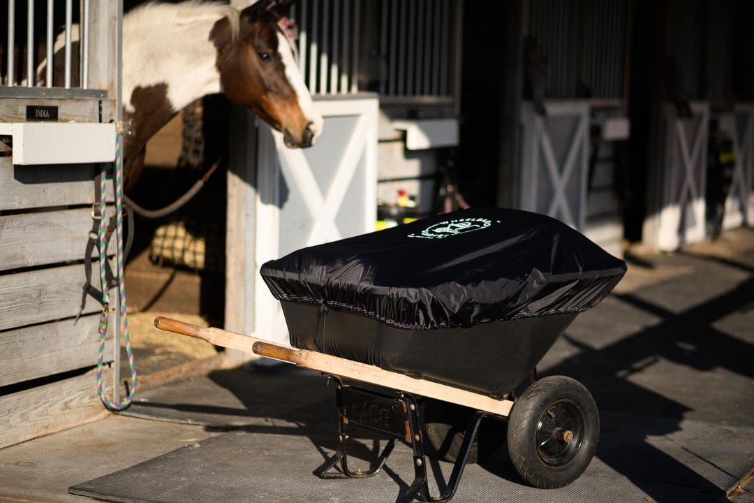 Wheelbarrow Covers for Fly Prevention, Hay and Feed Storage for All ...