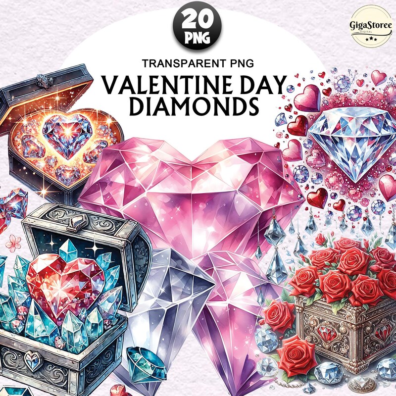 Diamond Clipart - Etsy