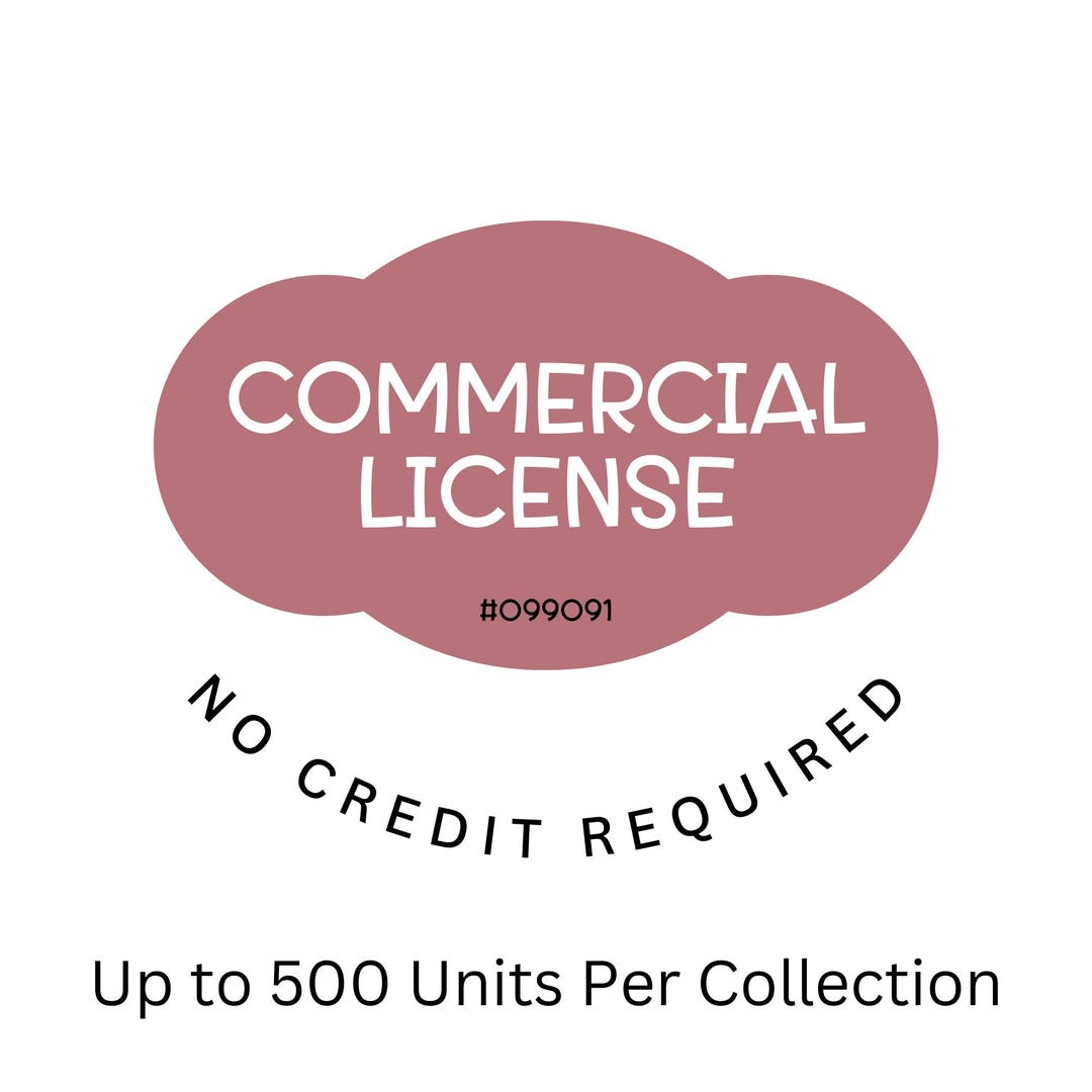 Commercial Use License for ONE Clipart Collection, up to 500 Designs ...