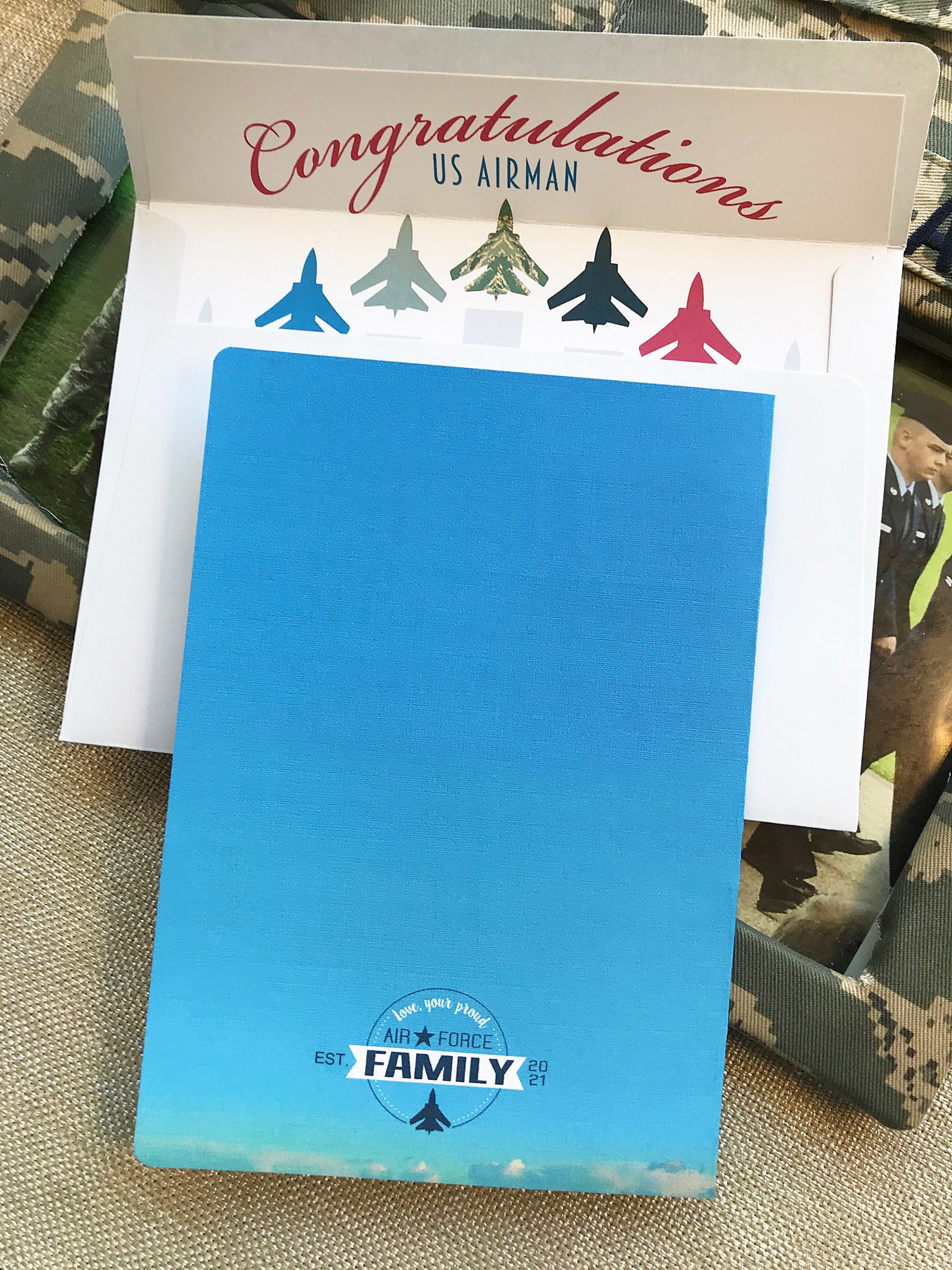 18b Air Force Graduation Card Basic Training Graduation | Etsy