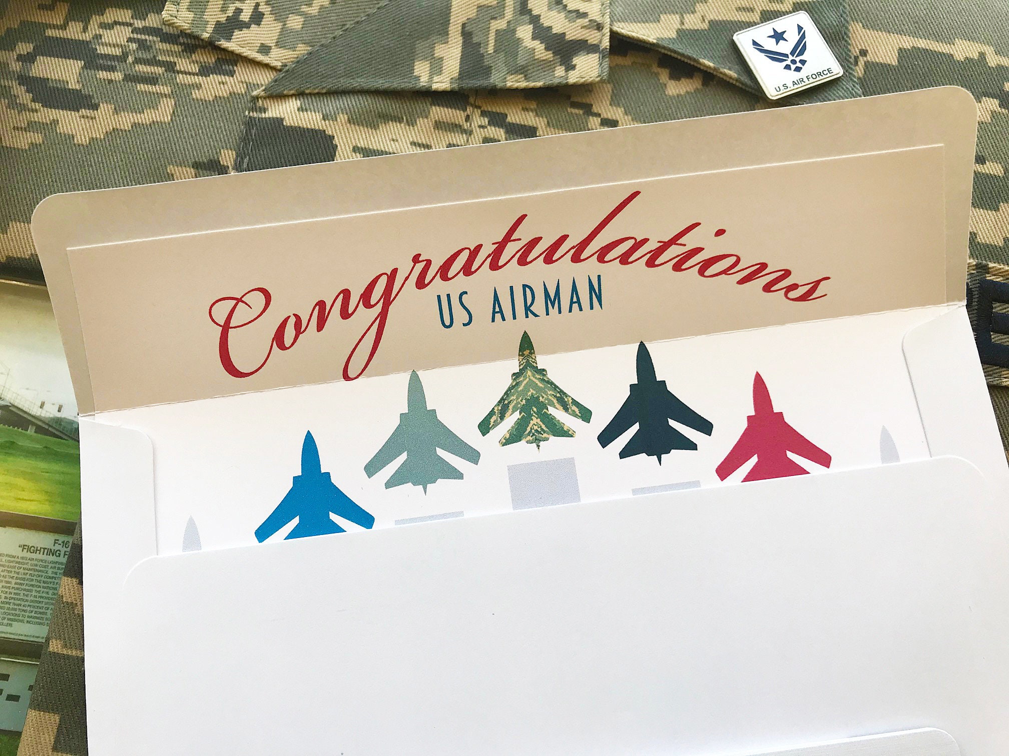 18 Air Force Graduation Card Basic Training Card Air Force | Etsy
