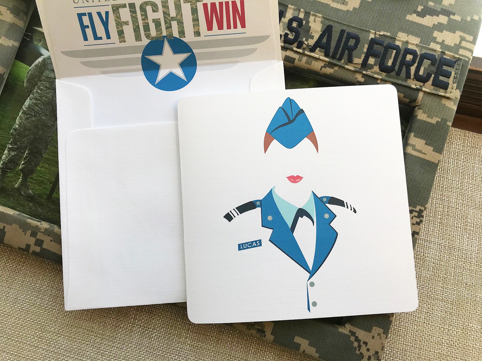 SET of 10 Air Force Card AF Basic Training Card Military | Etsy