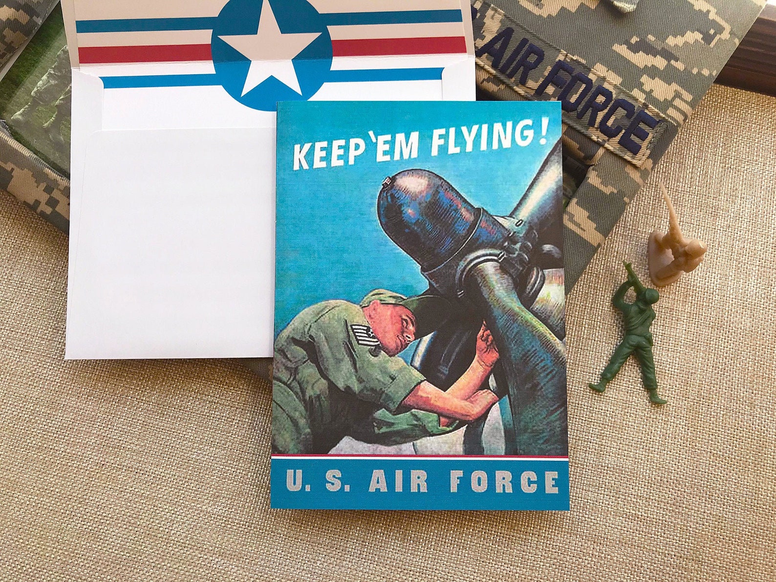 10 Air Force Card Basic Training Card Military Card | Etsy