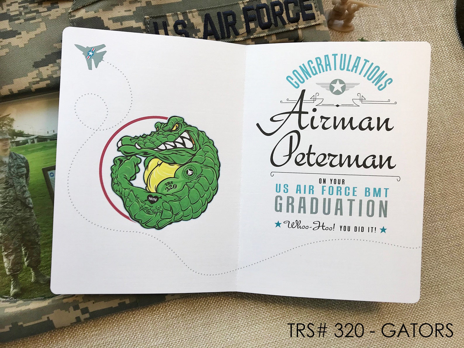 18b Air Force Graduation Card Basic Training Graduation | Etsy