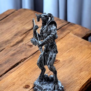Minotaur Statue - Mythology Figure - Collectible Bull Man Sculpture - Etsy