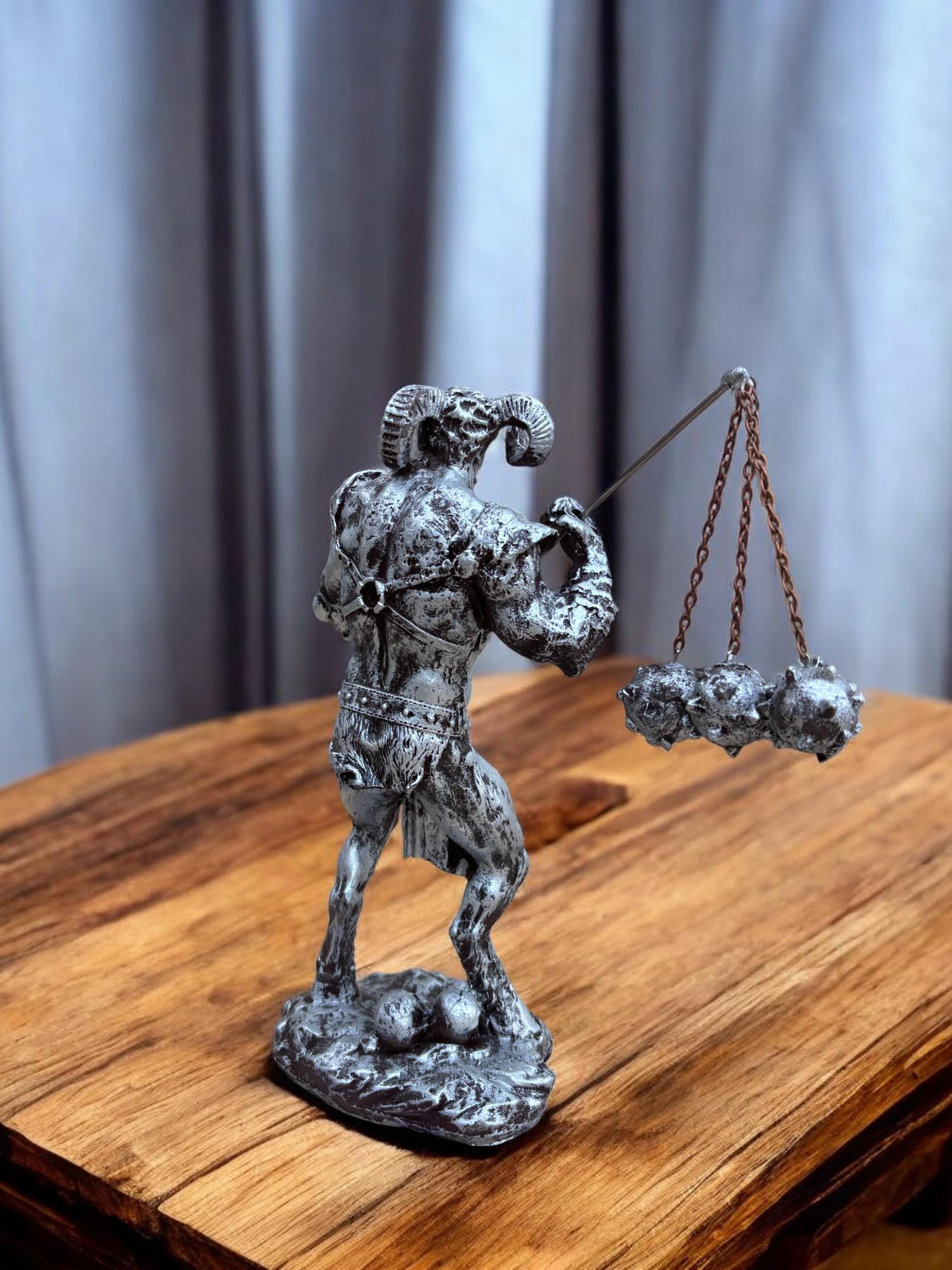 Minotaur Statue - Mythology Figure - Collectible Bull Man Sculpture - Etsy