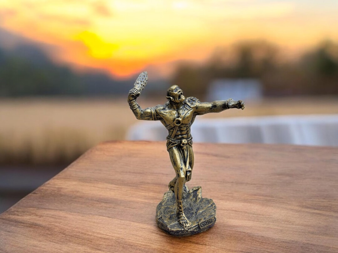 Cyclops Statue – Greek Mythology Figurine – Handmade Bronze Warrior ...