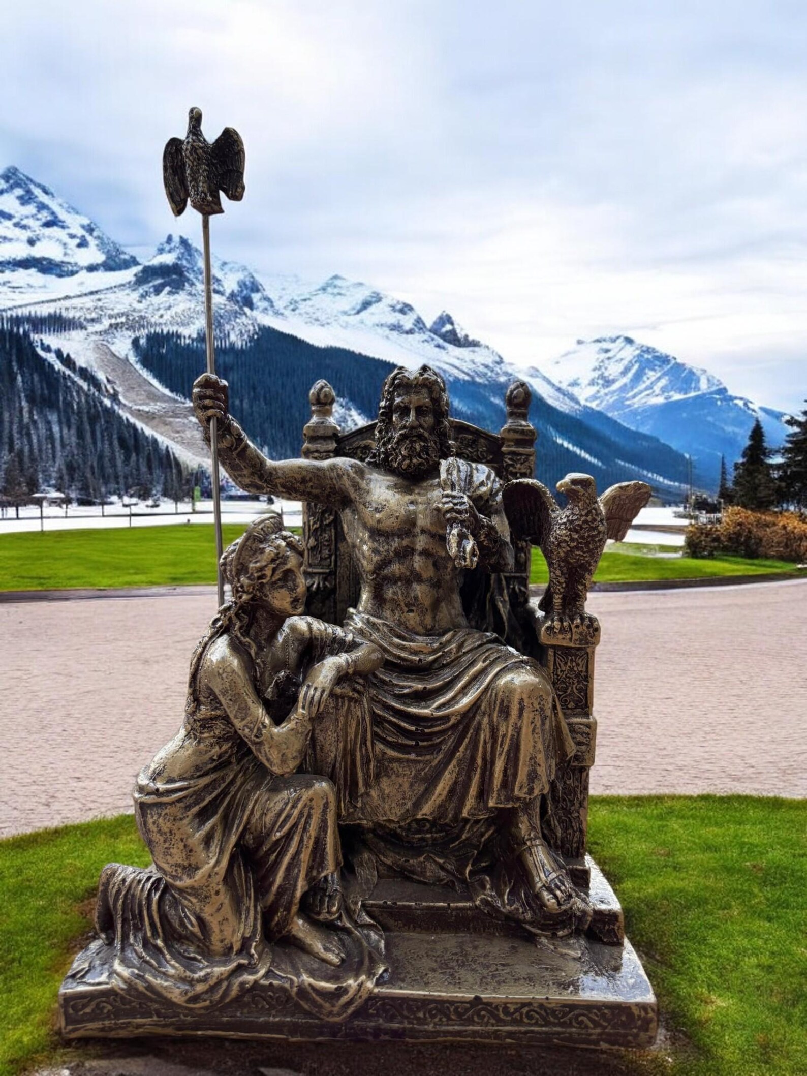 Zeus and Hera Sculpture – Handmade Greek Mythology Statue, Divine ...