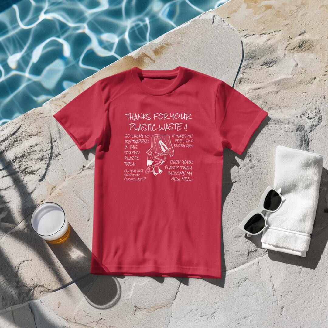 Seagull Bird Unisex Shirt, Plastic Waste Activist Sea Bird Tee, Stop ...