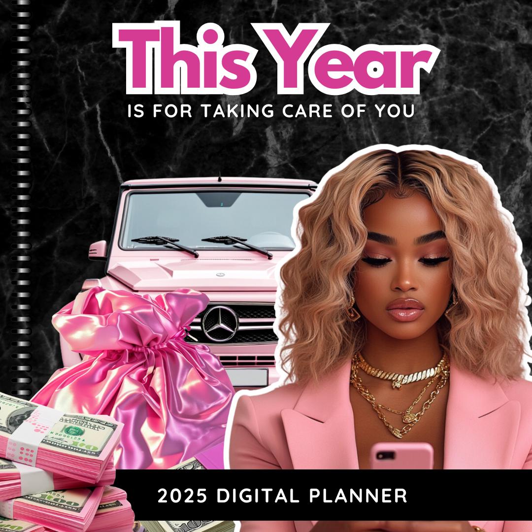 2025 Digital Planner | Black Girl Planner | PLR & MRR | Black Girl ...