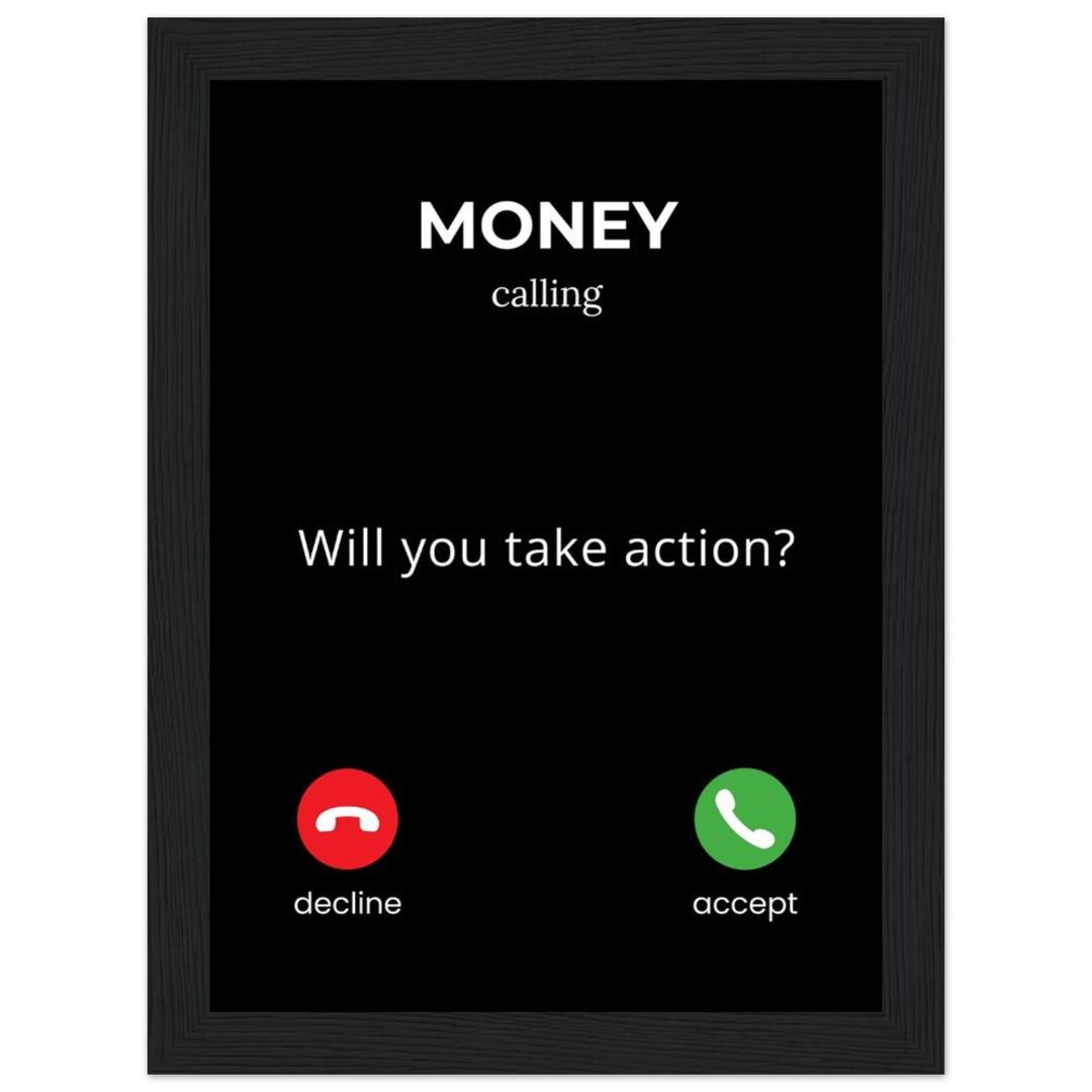The Call to Action - Premium Motivational Poster - Etsy