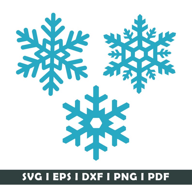 Snowflake Svg, Simple Snowflake Svg, Snowflake Clipart, Snowflake Cut ...
