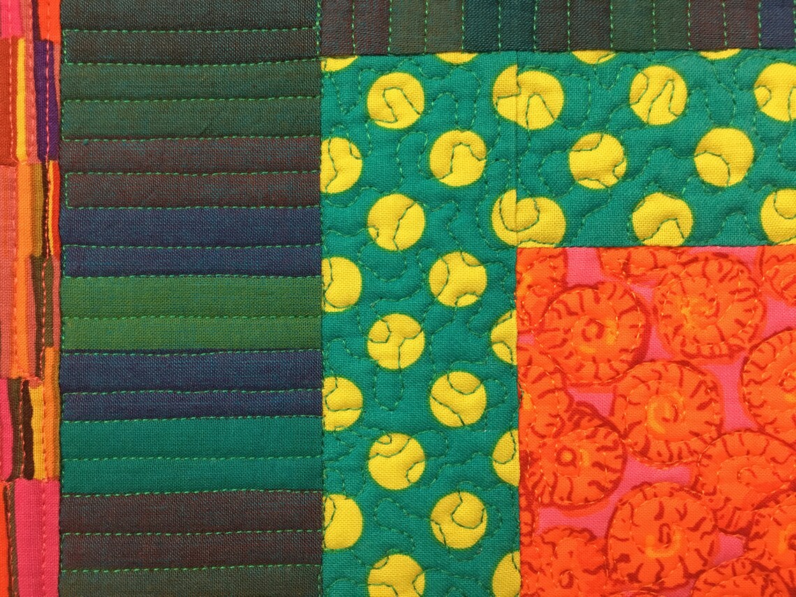 Fassett Squares II Original Fiber at by Lenore Crawford - Etsy