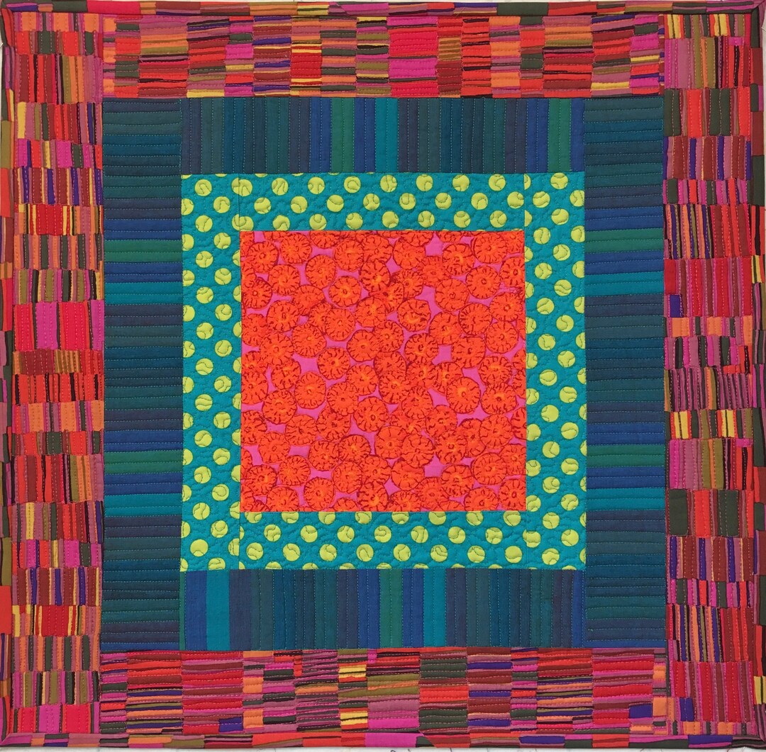 Fassett Squares II Original Fiber at by Lenore Crawford - Etsy