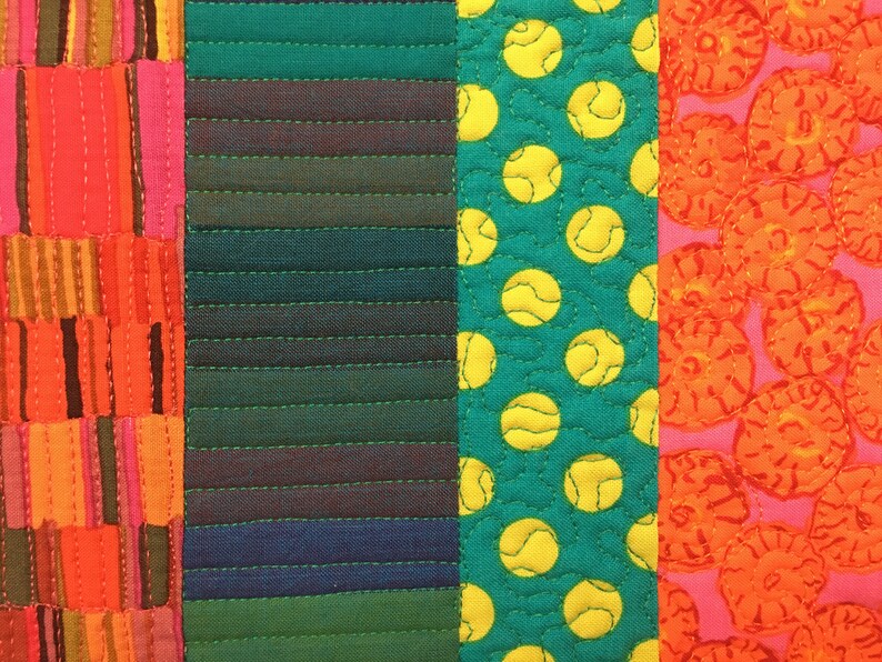 Fassett Squares II Original Fiber at by Lenore Crawford - Etsy