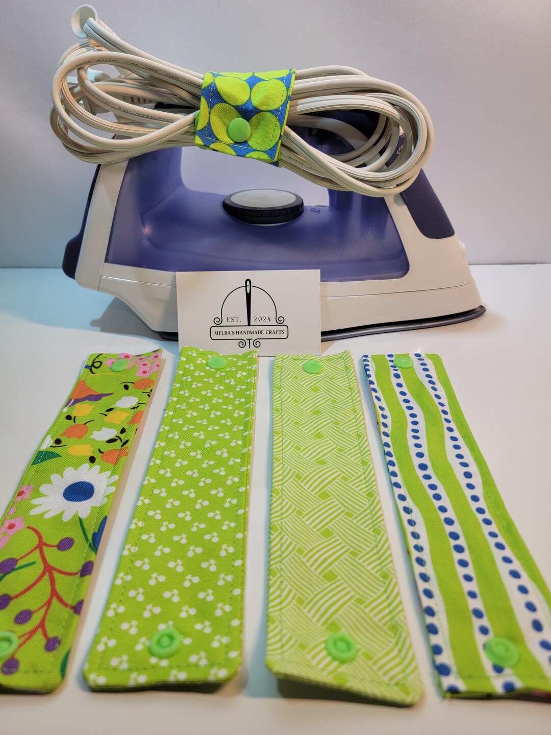 Fabric Cable Organizers, Cord Keepers, Wire Wraps, 2 X 8 Rectangle ...