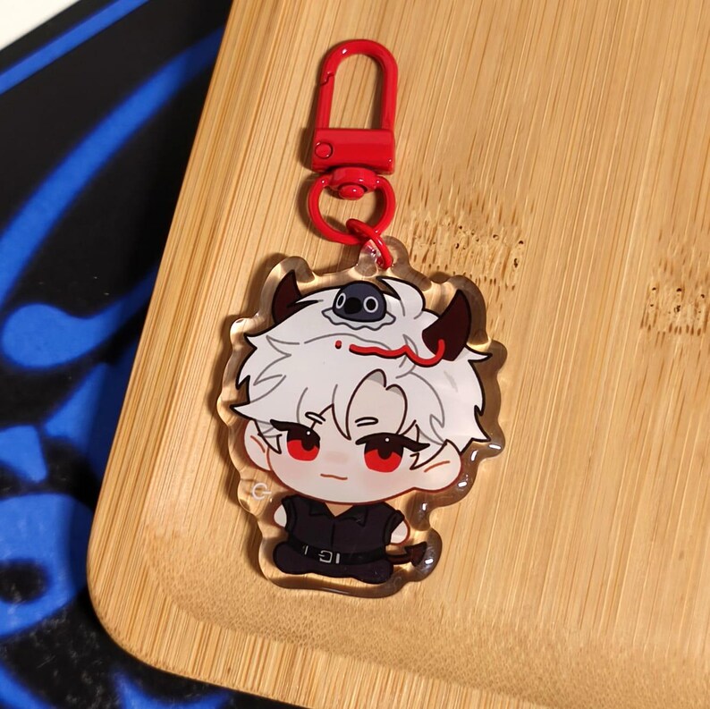 Love and Deepspace Epoxy Acrylic Keychains | Sylus | Xavier | Rafayel ...