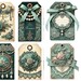 Elegant Journal Tags, Digital Printable, Variety of Colors and Sizes ...