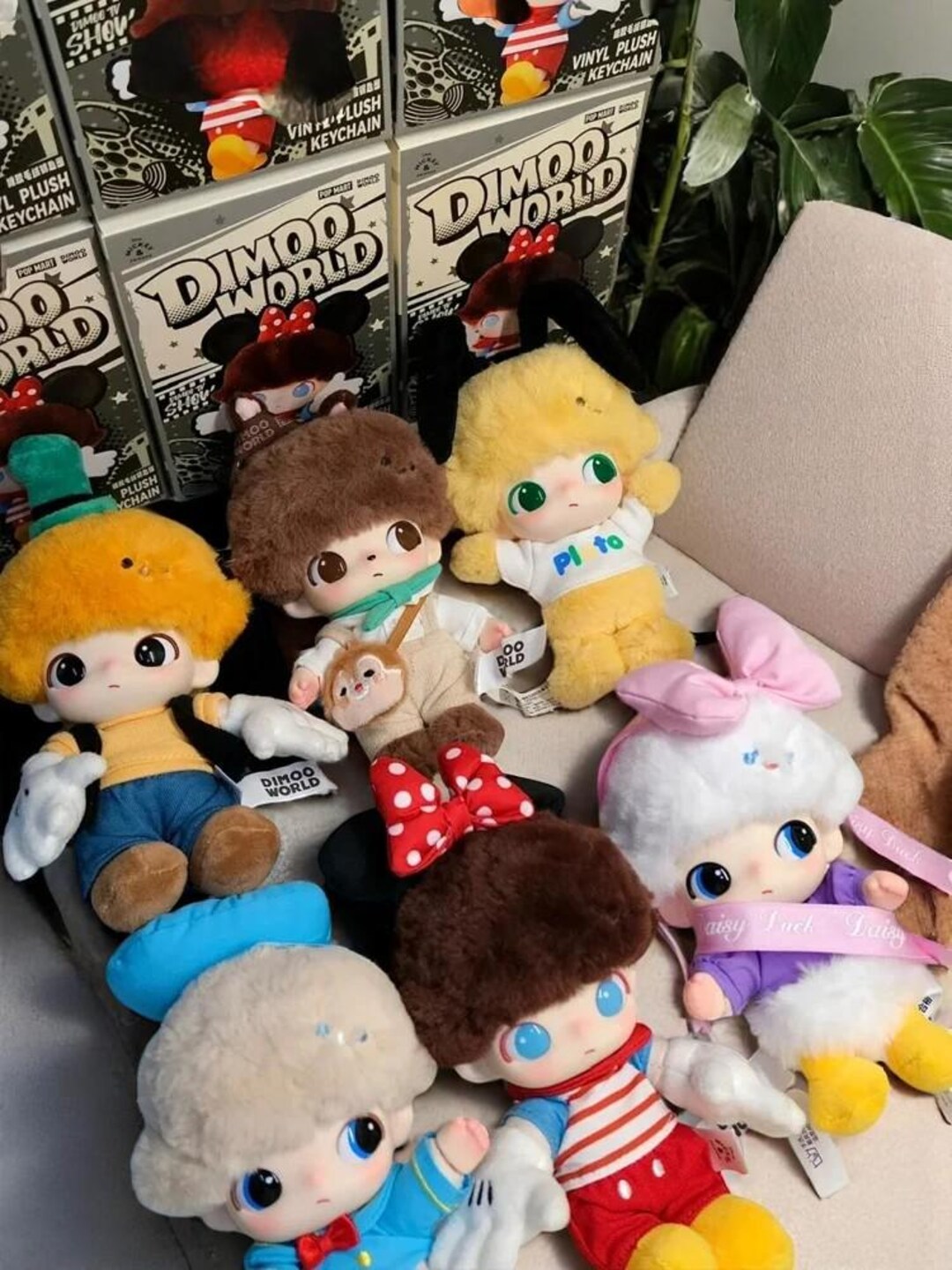 Genuine Dimoo World Disney Mickey Series of Ethylene-vinyl Keychain ...
