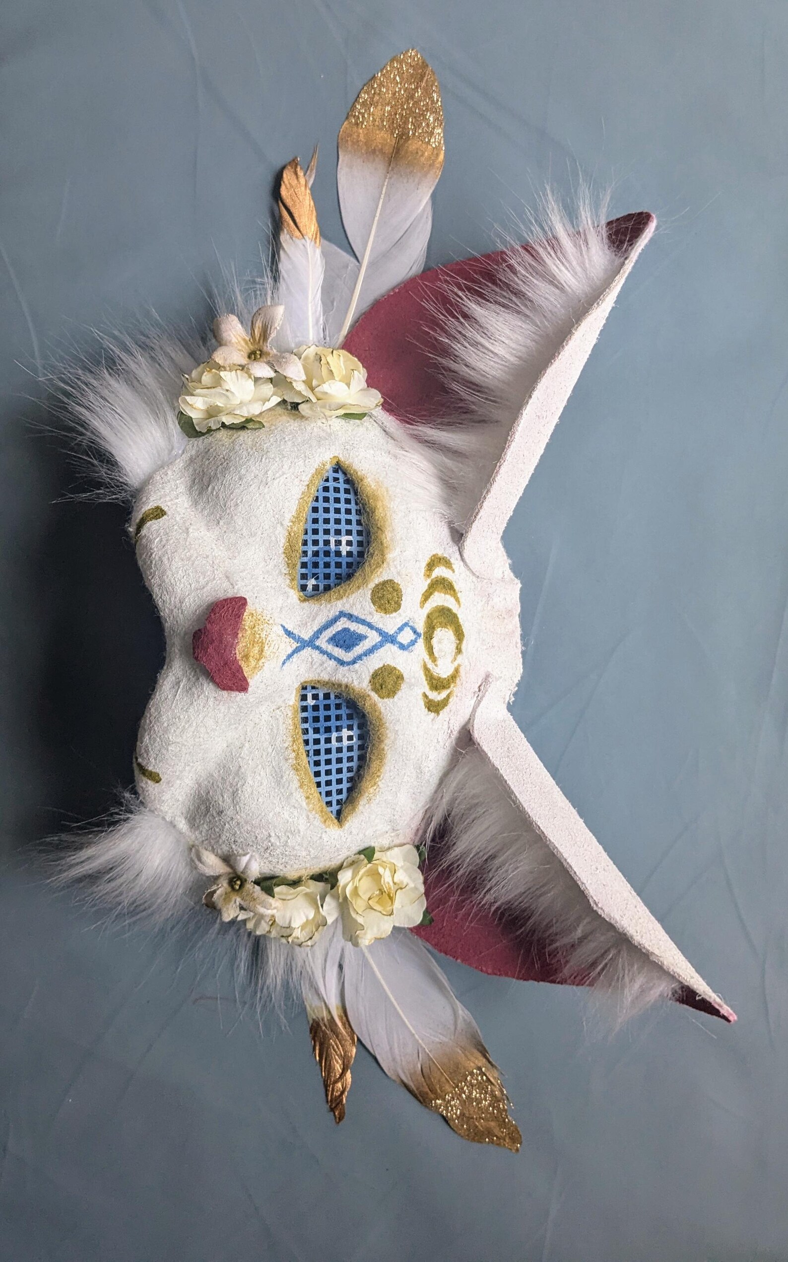 White Angelic Cat Therian Mask! - Etsy