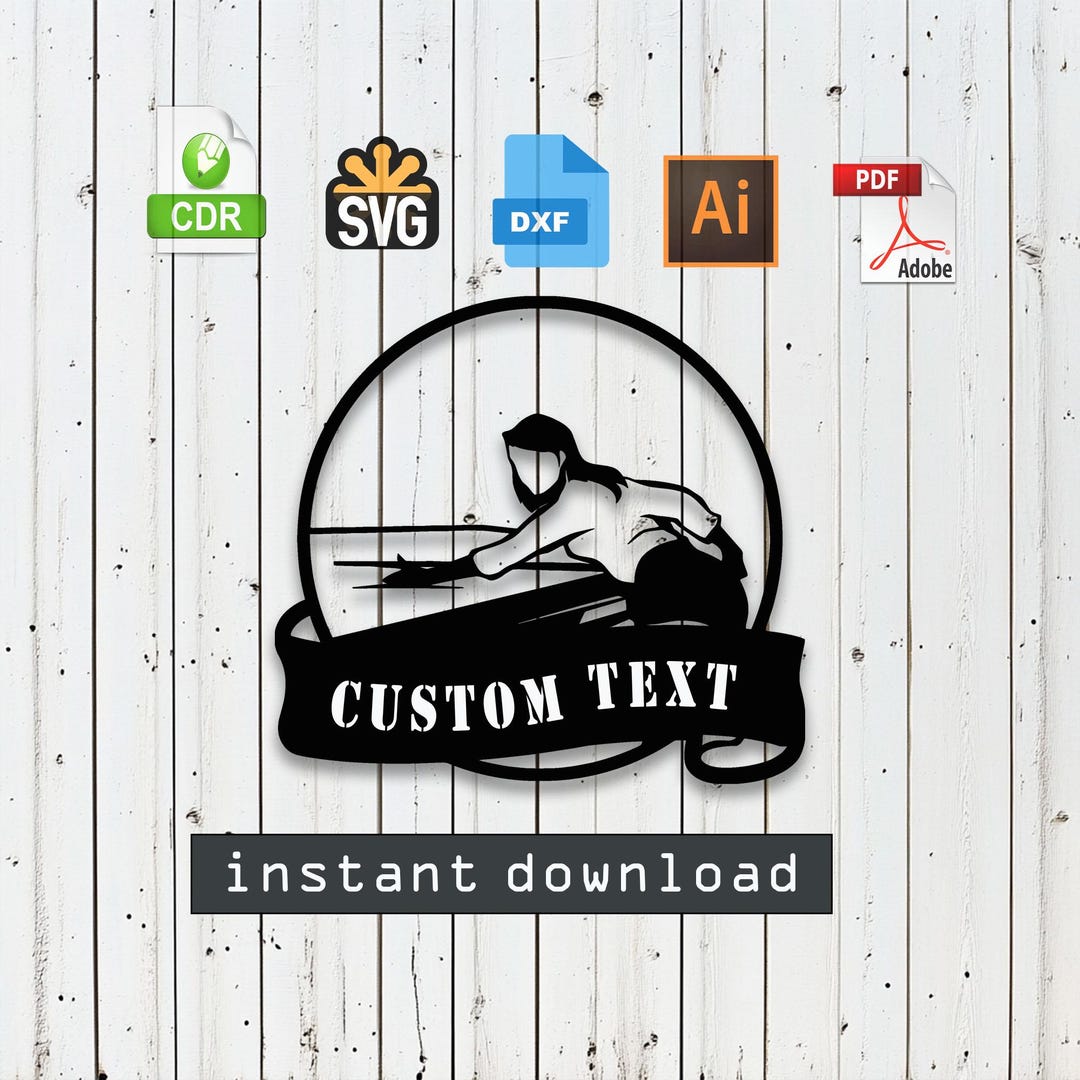 Customizable Billiards Laser Cut Vector Design SVG, DXF, Ai, Pdf Files ...