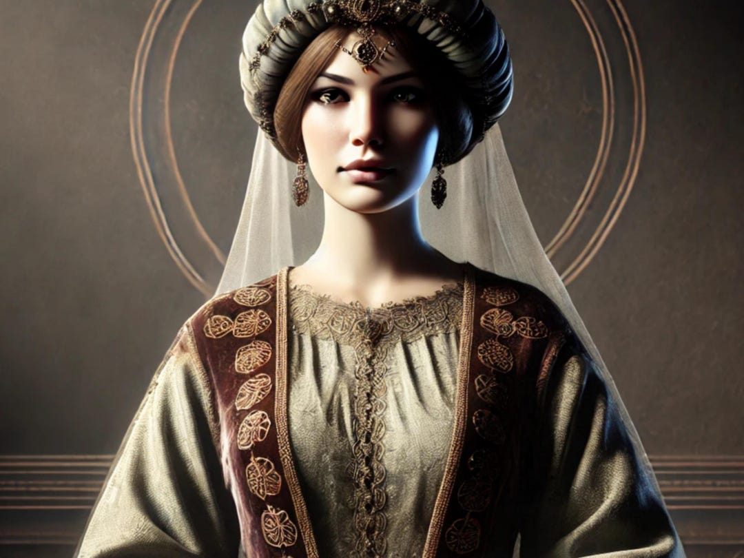 Ottoman Sultana Wall Art – Silent Crown Canvas Print | 50x70 Cm - Etsy