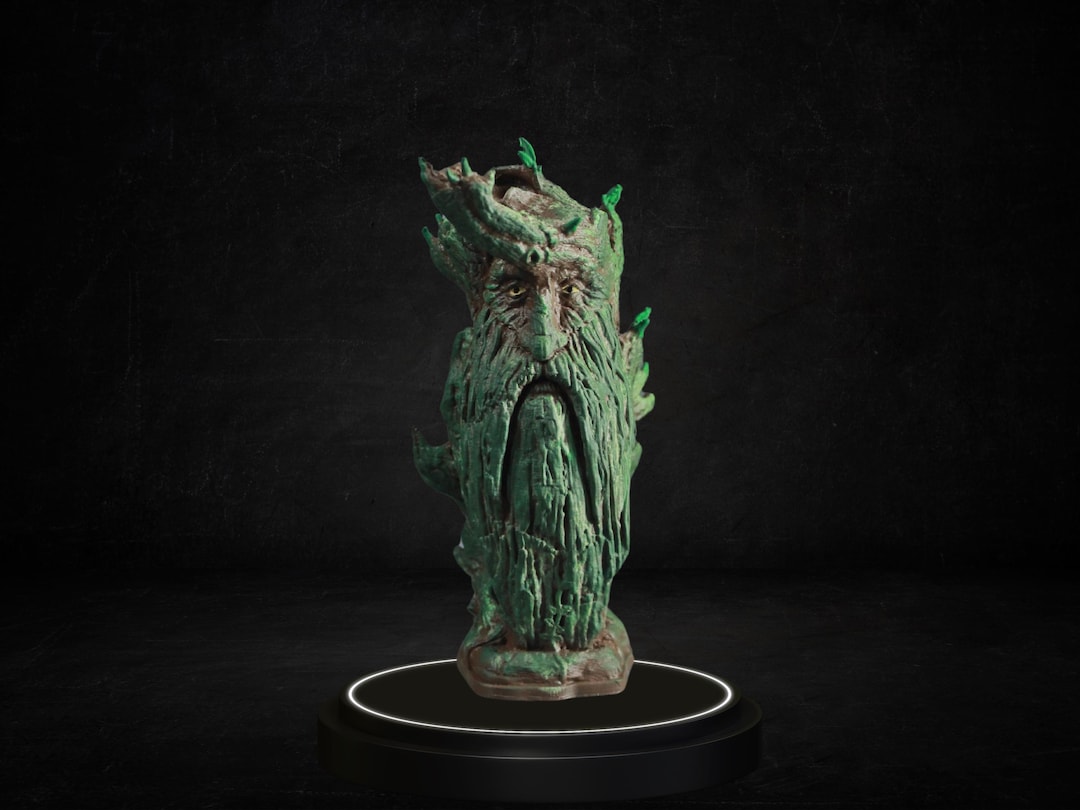Treebeard Bust – Lord of the Rings Fan Art Sculpture | Hand Painted ...