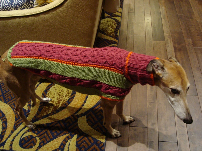Custom Made Dog Sweater/ Whippet Sweater/ Greyhound Sweater - Etsy