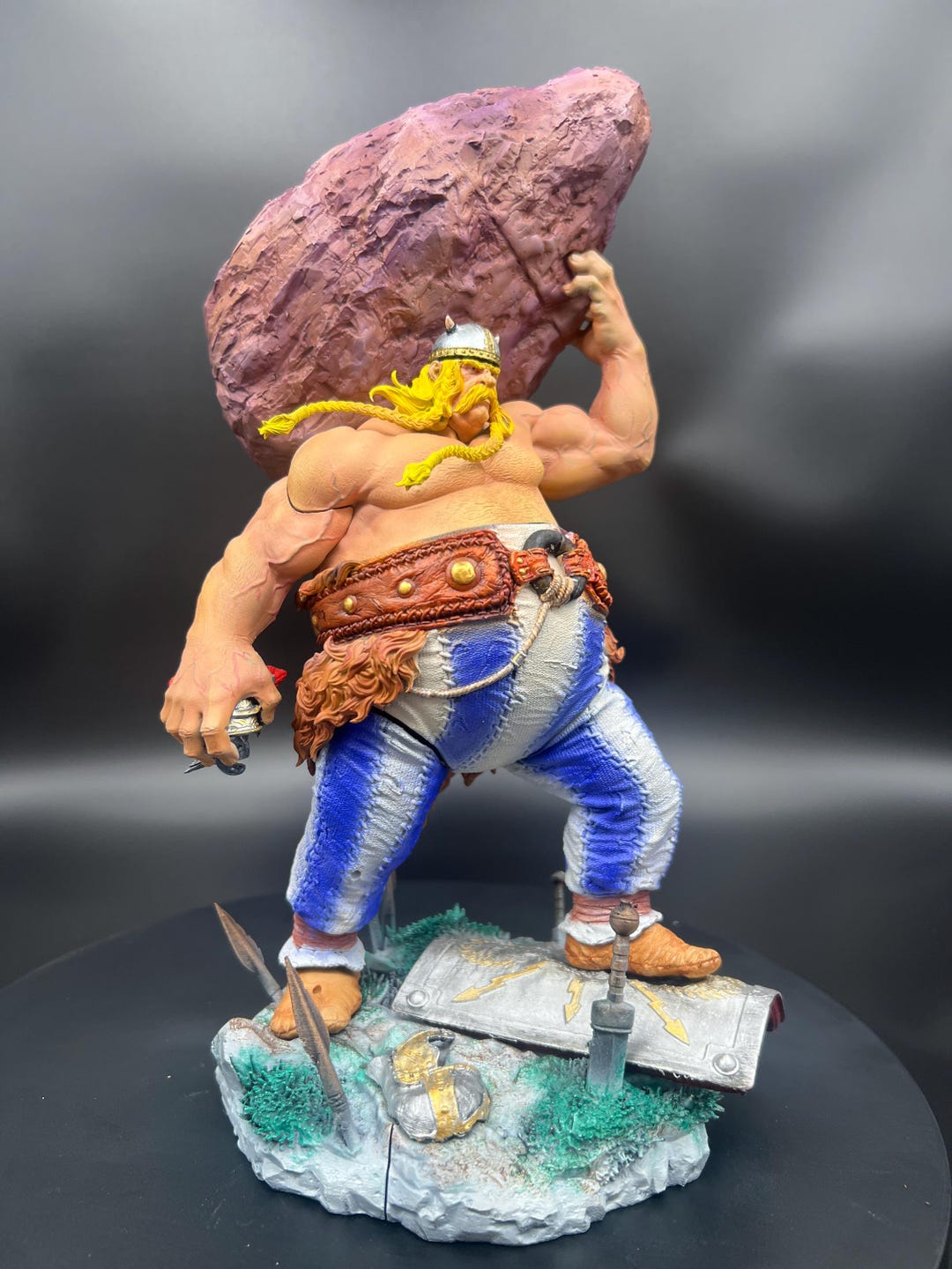 OBELIX, Asterix, Sculpture, 3d Print, Hand Painted, Airbrush - Etsy