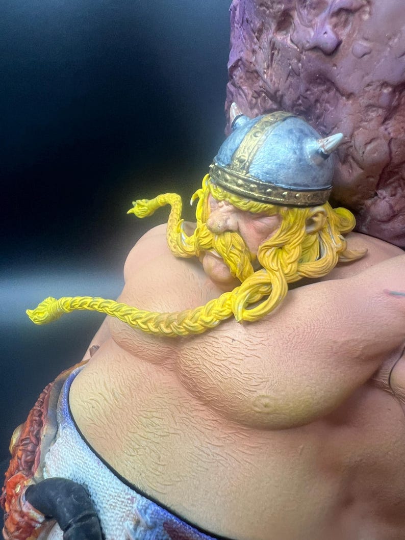 OBELIX, Asterix, Sculpture, 3d Print, Hand Painted, Airbrush - Etsy