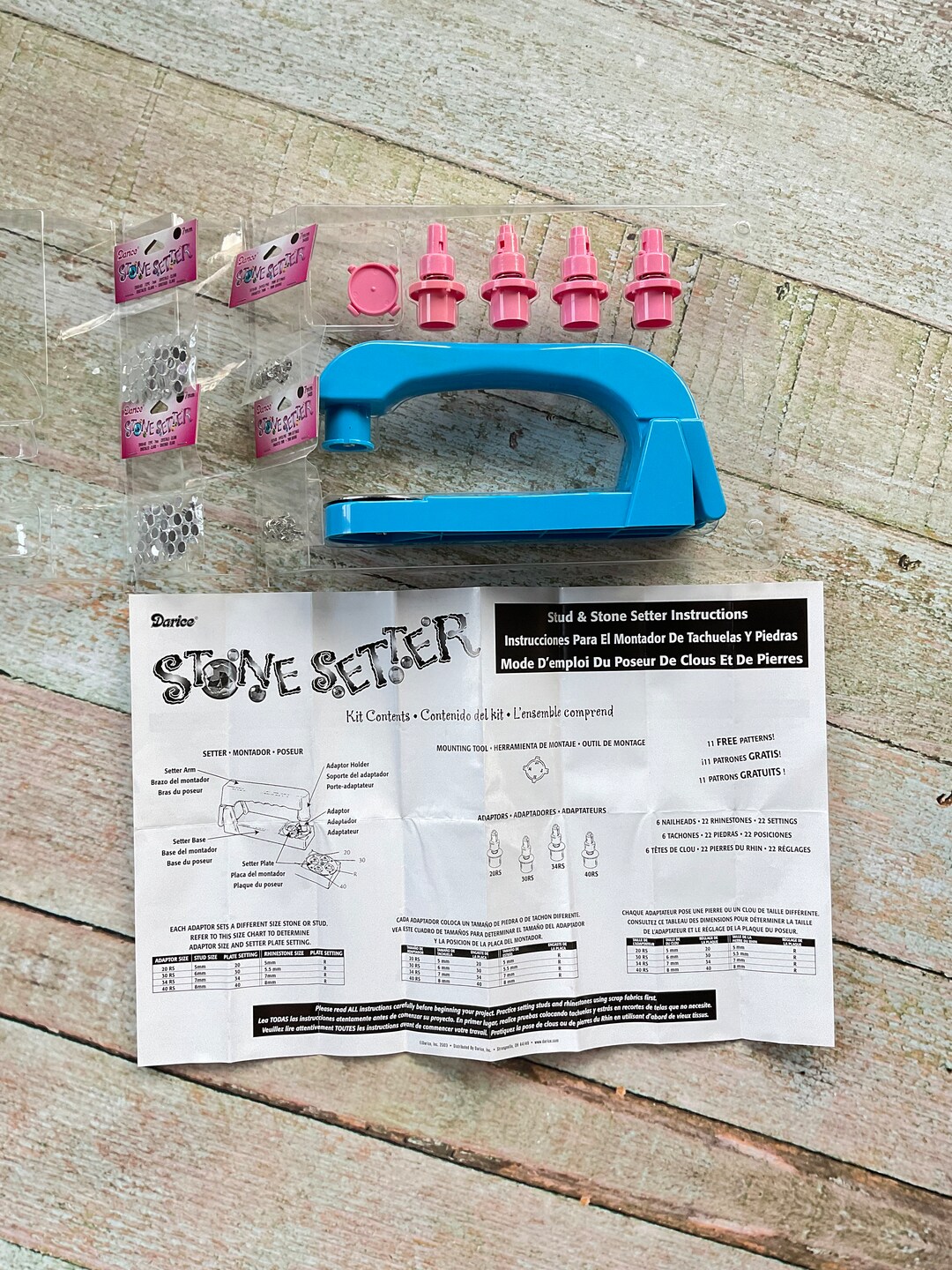 Darice Stone/stud Setter With Rhinestones - Etsy