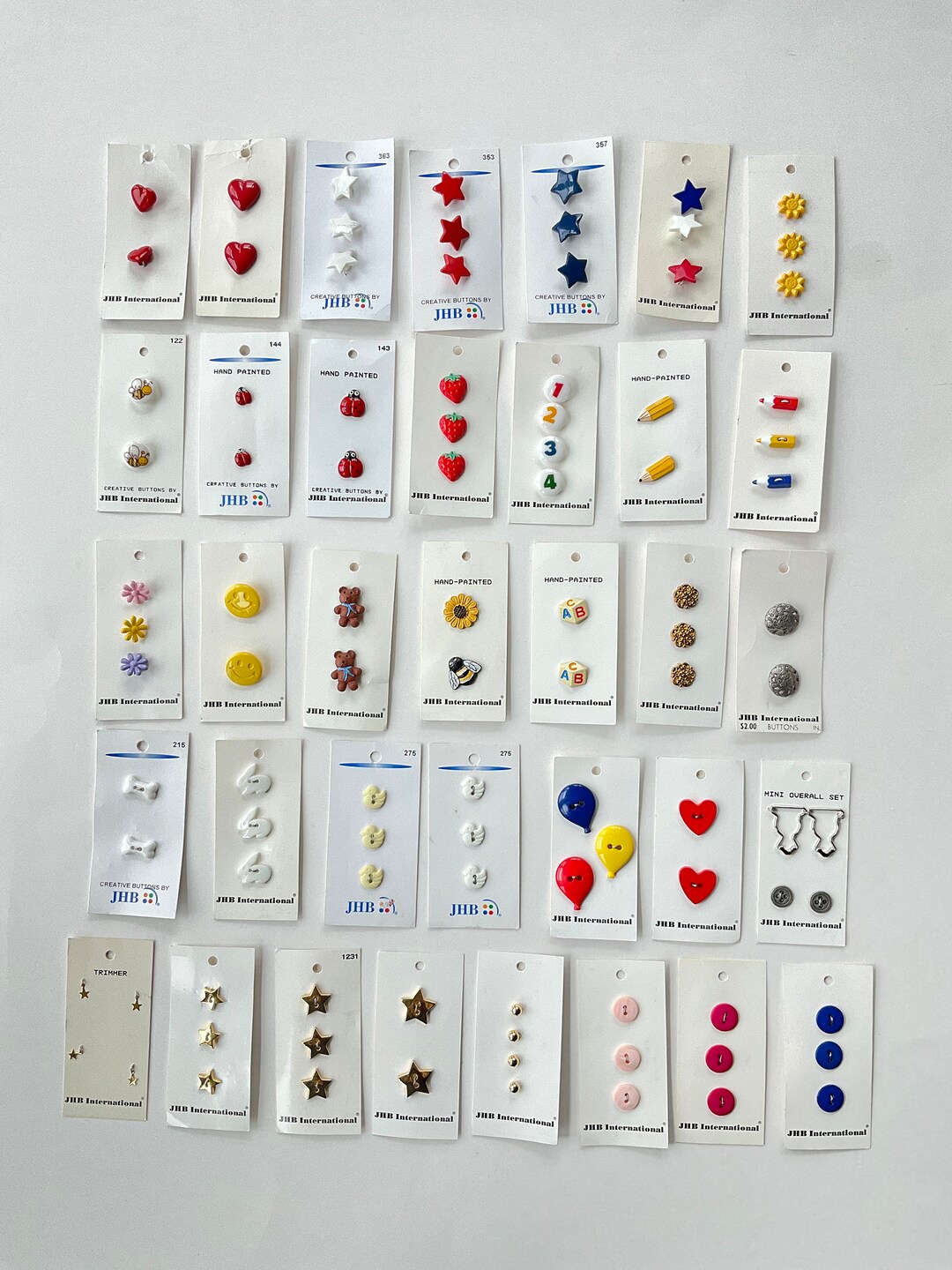 JHB International Novelty Buttons Assorted Sizes & Colors - Etsy