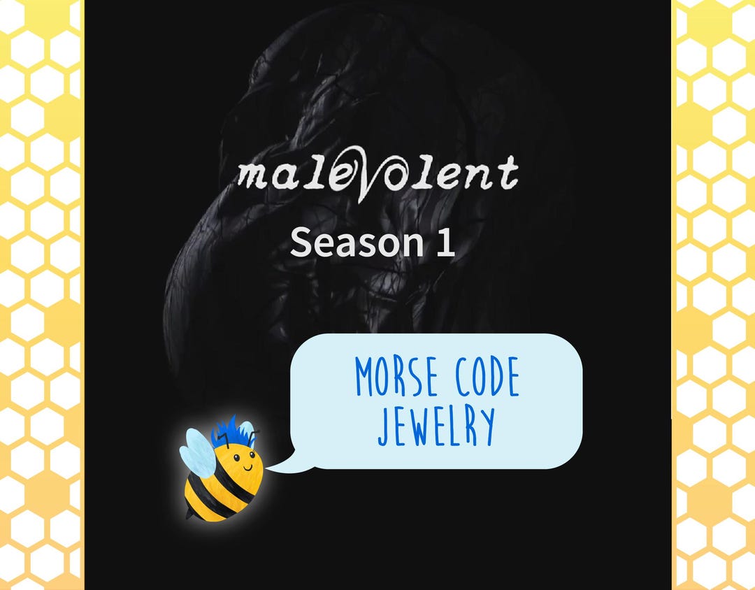 Malevolent Podcast Season 1 Morse Code Jewelry - Etsy