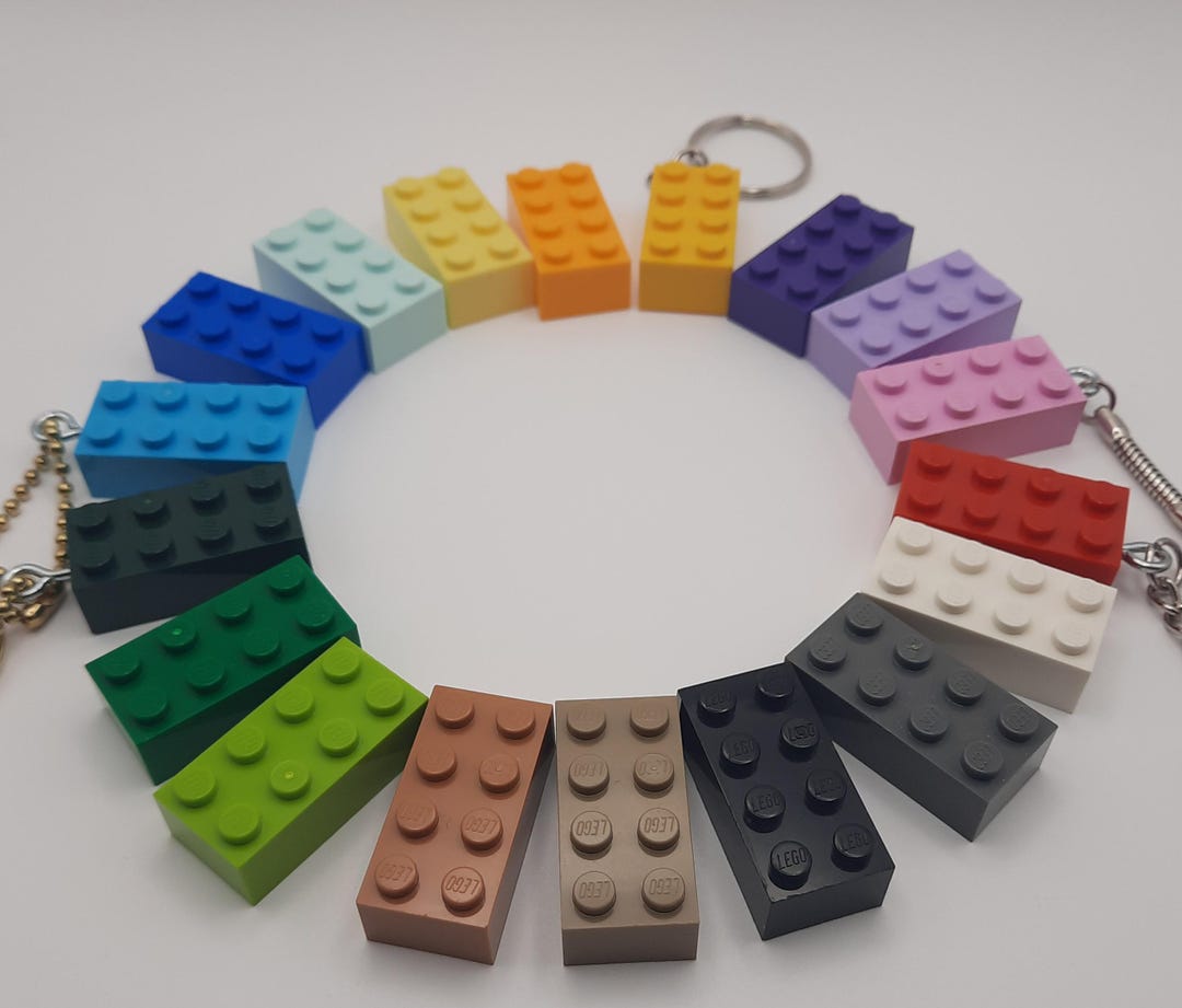 Building Brick Keychain - Etsy
