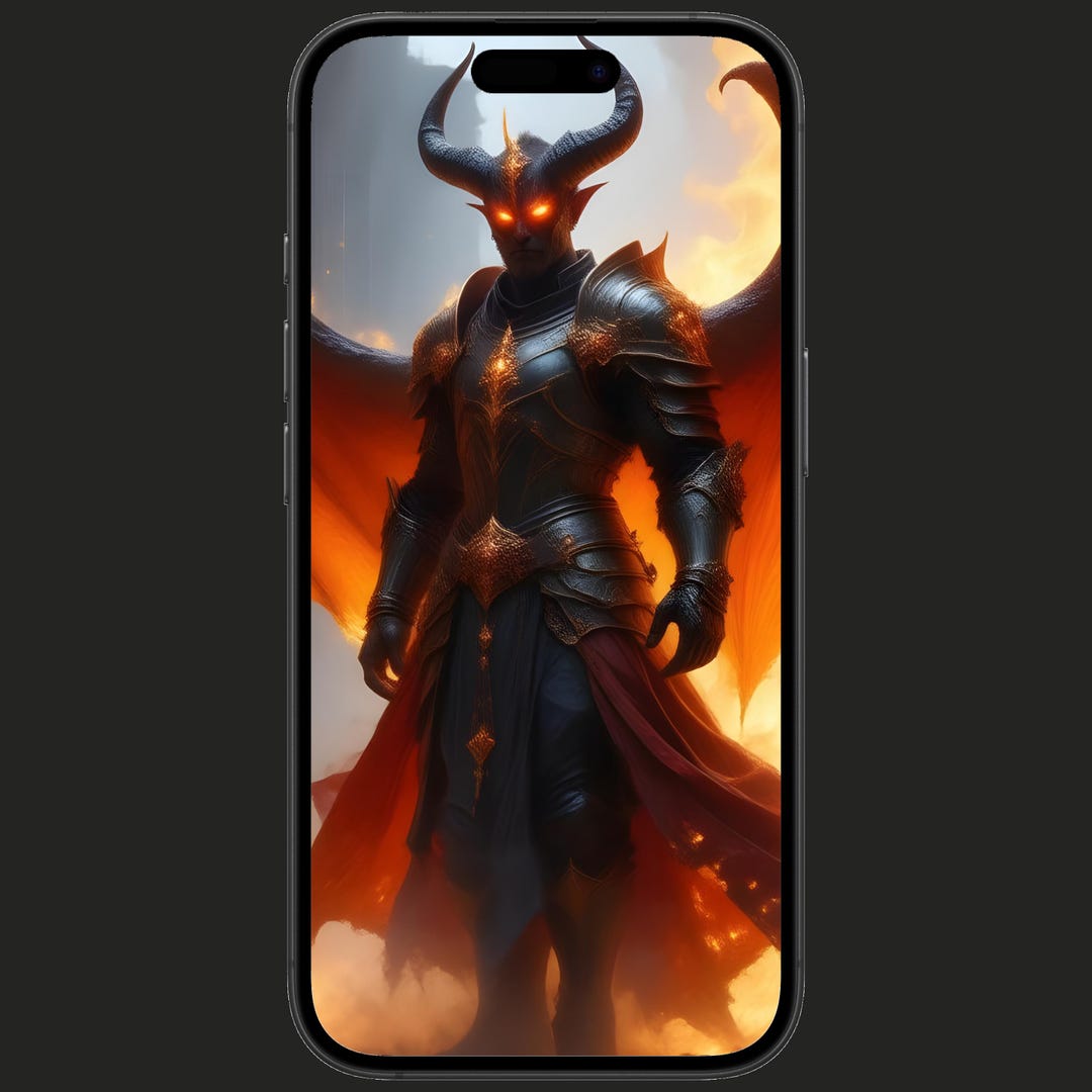 Warrior Art Inspired by Baldur's Gate 3 Wyll Demonic Design Digital ...