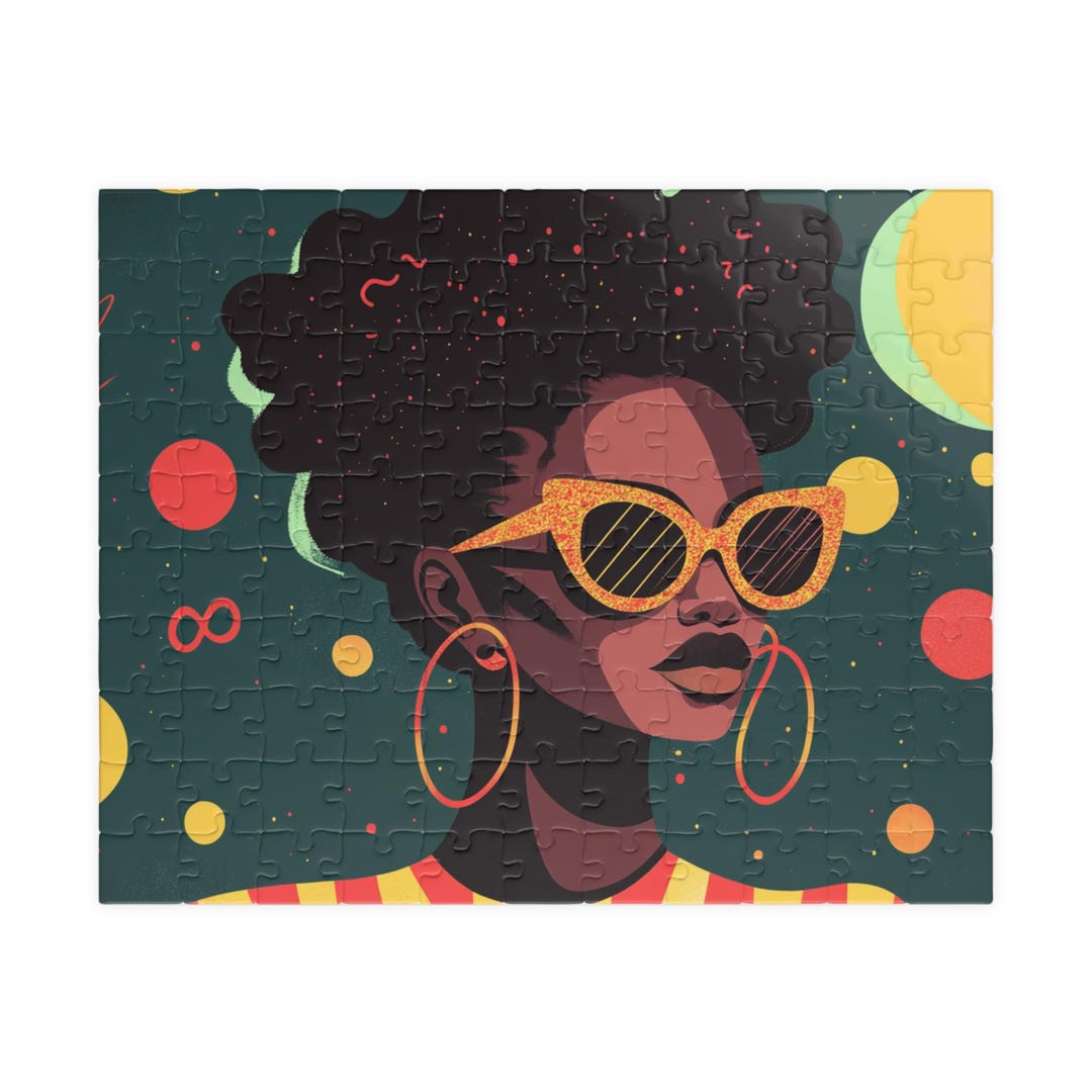 Artistic Puzzle - Empowering Black Women Jigsaw | Gift for Her, Family ...
