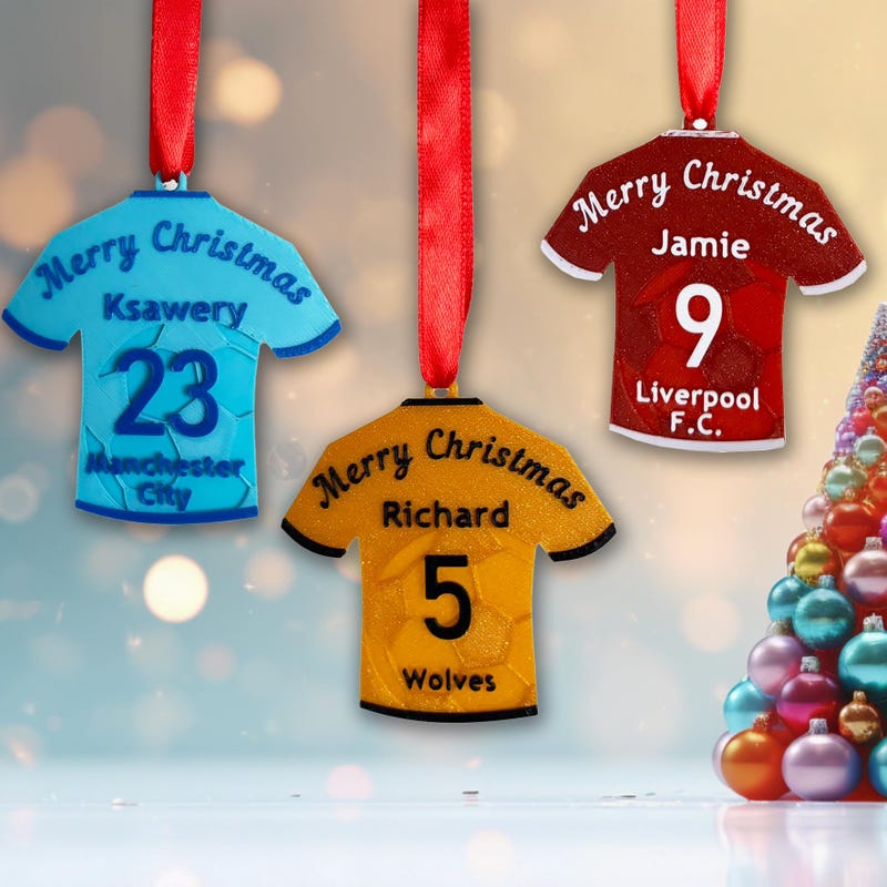 Football Baubles Personalise - Etsy UK