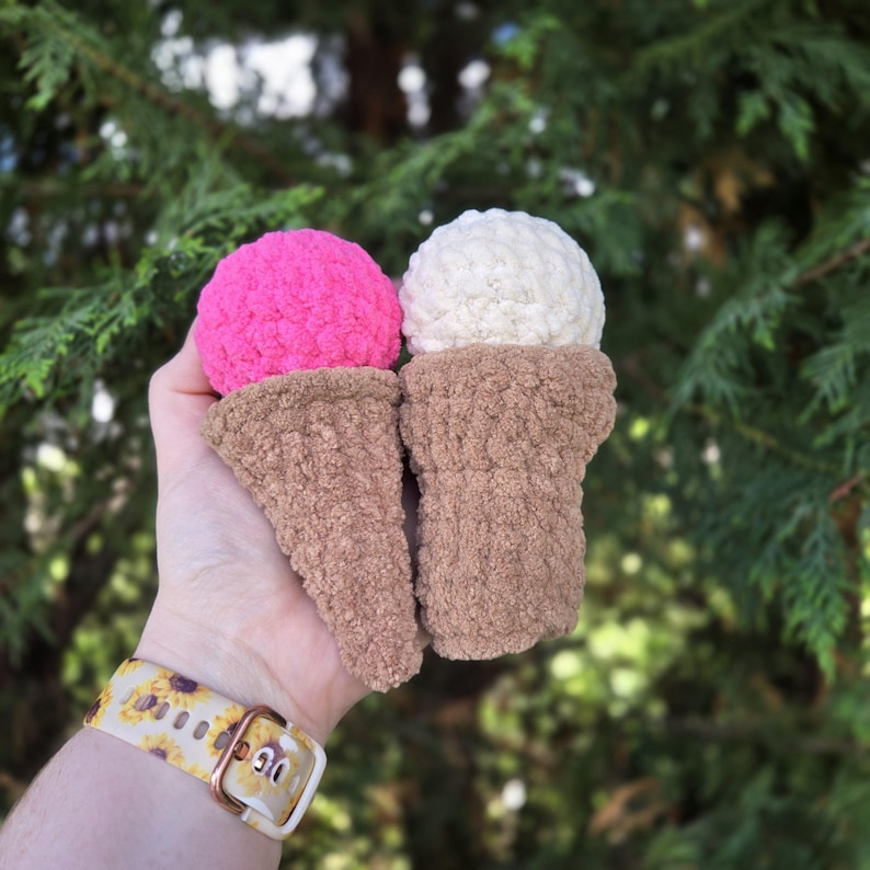 Toss and Catch Ice Cream Crochet Pattern - PDF ONLY - Etsy Australia