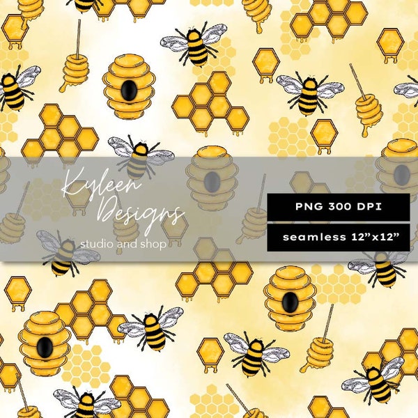 Honey Bee Fabric - Etsy