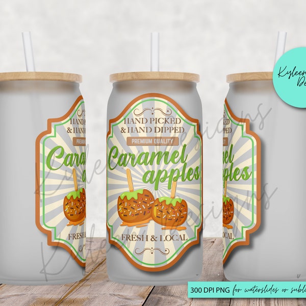 Caramel Apple Label - Etsy