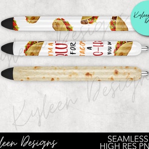 SEAMLESS Taco Lover Pen Wraps for Waterslide High RES PNG - Etsy
