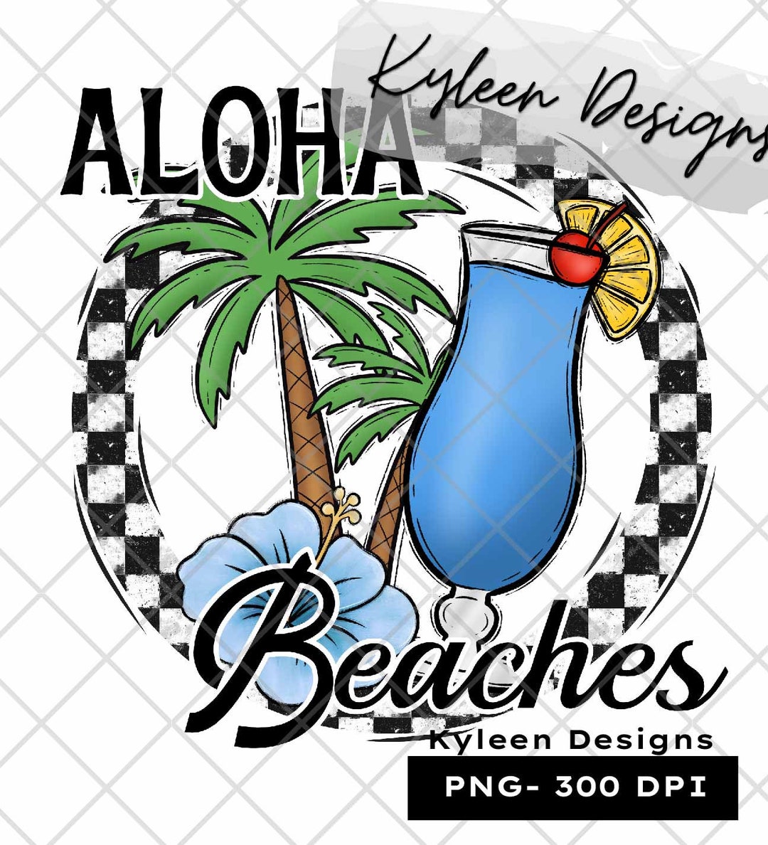Aloha Beaches PNG ARCHIVO DIGITAL para sublimación, tobogán acuático ...