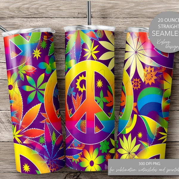 Neon Peace Sign - Etsy