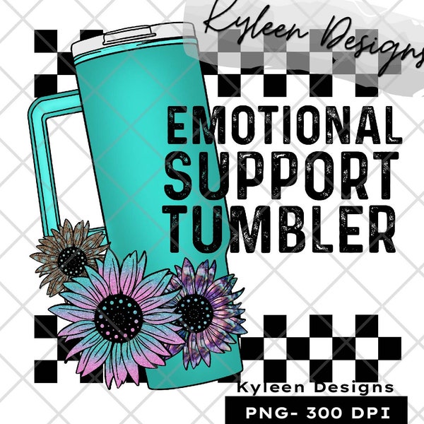 Emotional Support Tumbler - Etsy