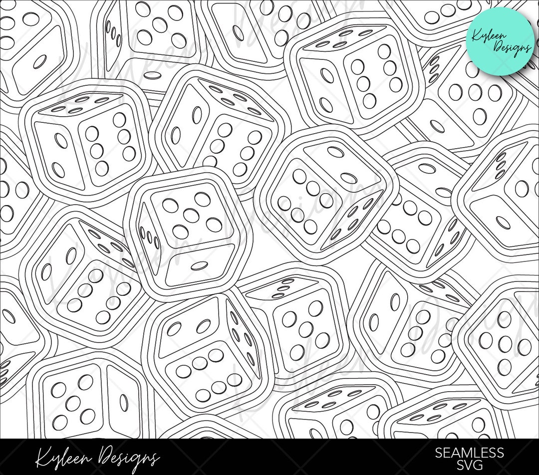 20 Ounce STRAIGHT Seamless Die-dice Burst SVG PNG File Stencil Template ...