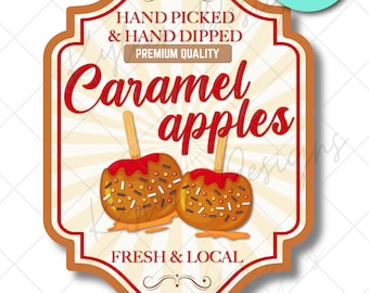 Caramel Apple Craft Svg - Etsy