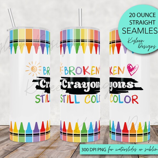 Broken Crayons Still Color Print - Etsy