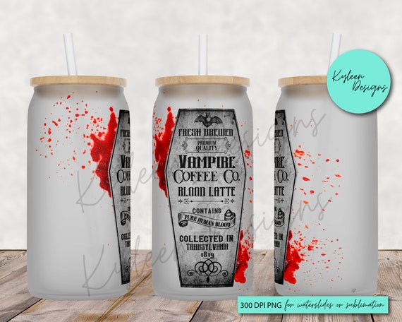Vampire Coffee Co. Blood Latte High RES PNG for Coffee/beer - Etsy